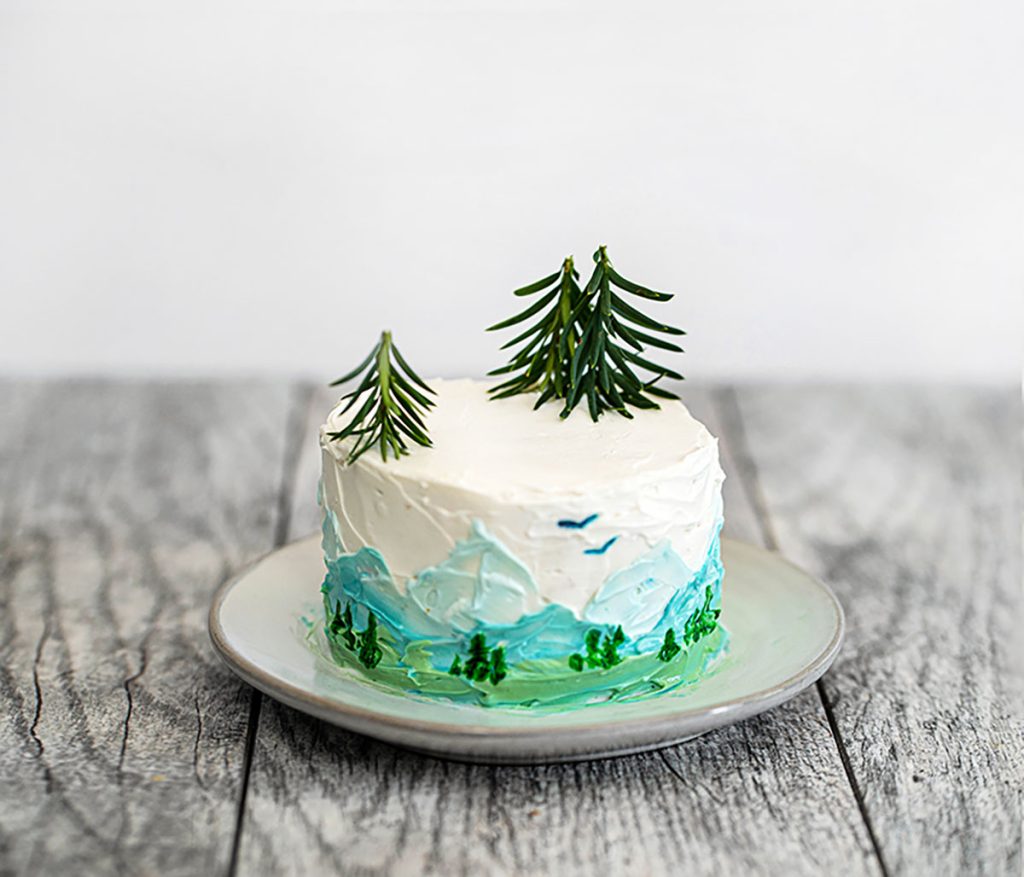 Mountain Pumpkin Dog Cake - Obsessive Cooking Disorder
