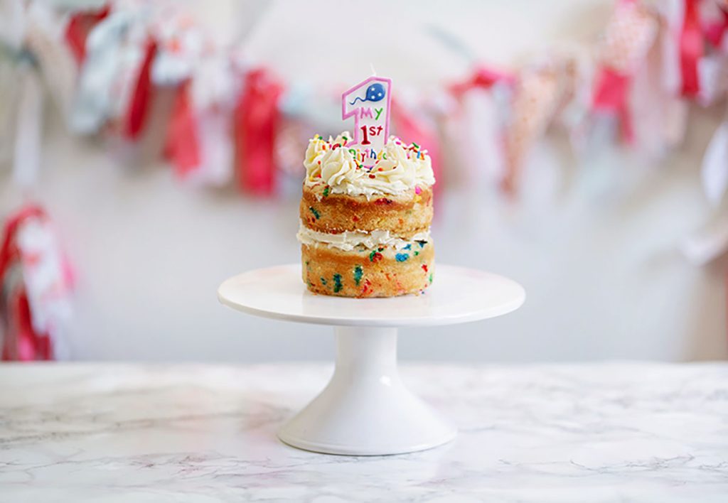 Funfetti Cake Smash for Baby - Obsessive Cooking Disorder