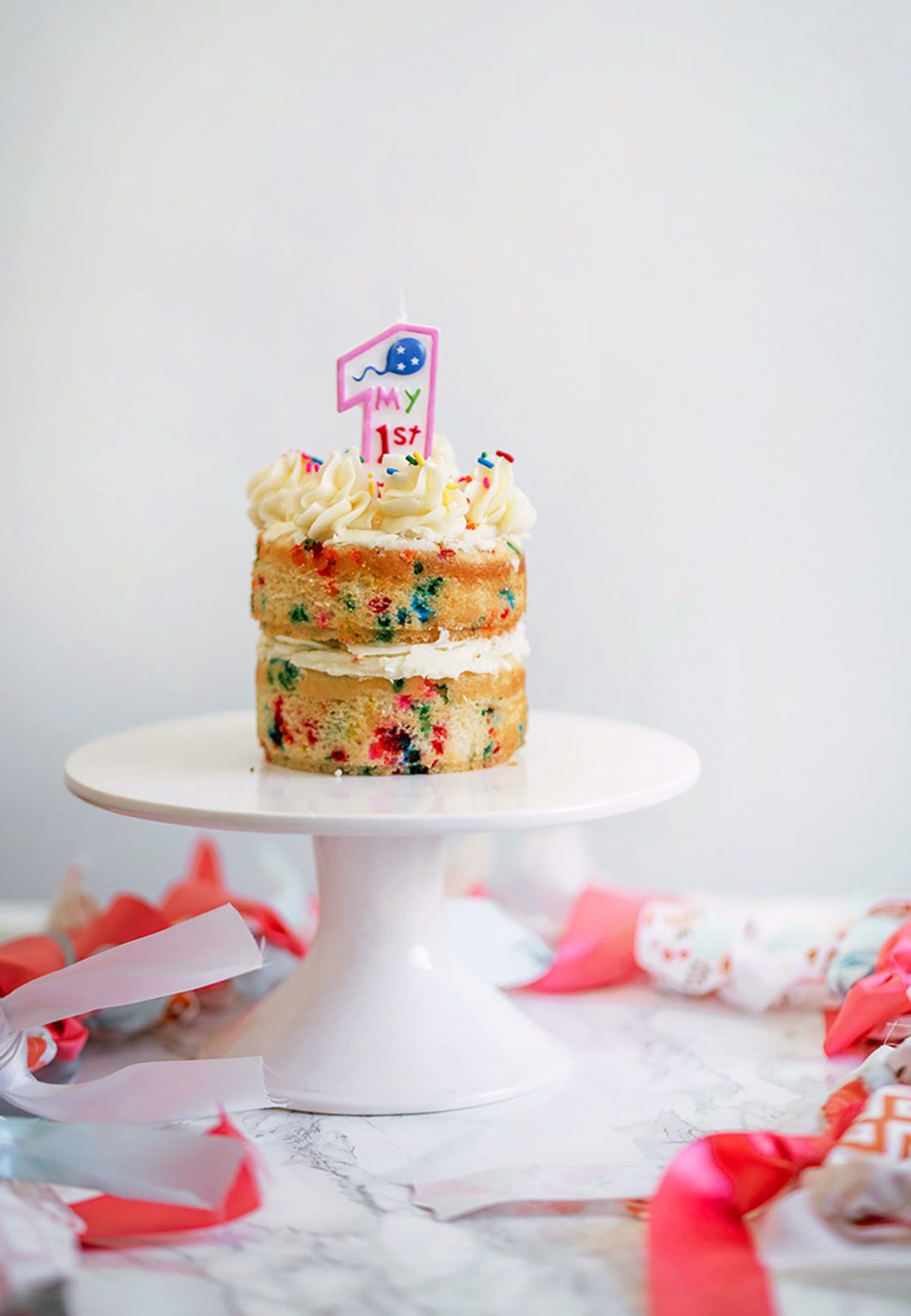 Funfetti Cake Smash for Baby - Obsessive Cooking Disorder